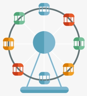 Giant Wheel Png Transparent Hd Photo - Cartoon Ferris Wheel Png , Free ...