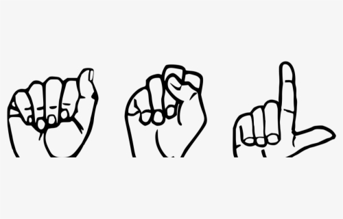 Free Sign Language Clip Art with No Background - ClipartKey