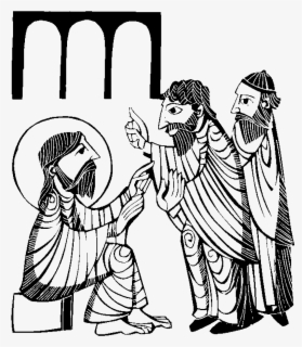 Luke 20 27 38 Black And White , Free Transparent Clipart - ClipartKey