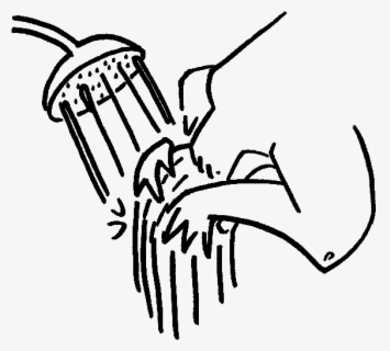 Wash The Bleach Off Your Hair - Rinse Your Hair Step By Step Clip Art ...