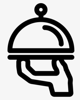 Service - Simple Food Clipart Black And White , Free Transparent ...