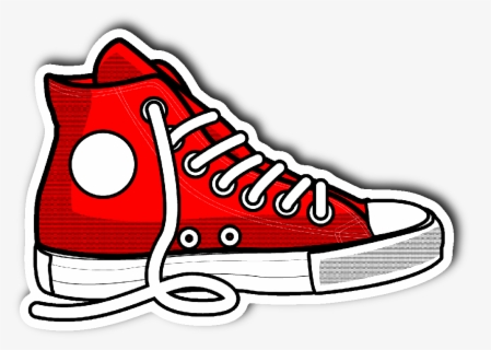 Red Shoes High Tops - Red Shoes Clip Art , Free Transparent Clipart ...