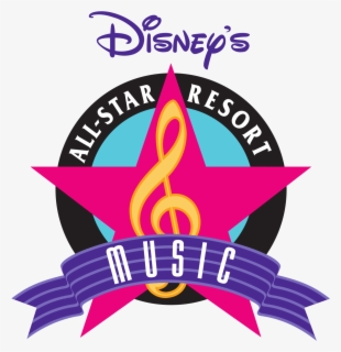 Disney's All Star Music Resort Logo , Free Transparent Clipart - ClipartKey