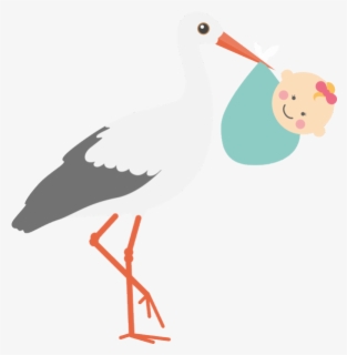Stork Clipart Surrogacy - Stork Transparent Background Free , Free ...