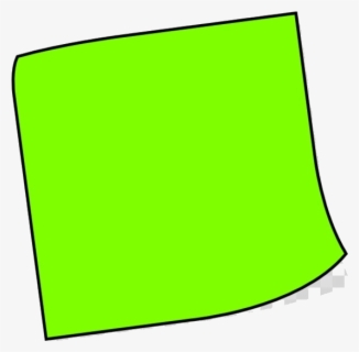 Post-it Clipart Green - Sticky Note Clipart Green , Free Transparent ...