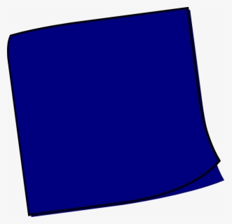 Dark Blue Sticky Note Svg Clip Arts - Dark Blue Post It Notes , Free ...