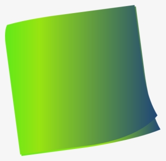 Shaded Green Sticky Note Clip Art , Free Transparent Clipart - ClipartKey