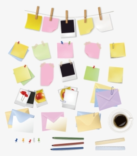 Transparent Paper Clip Art Png - Post It Note Animated , Free ...