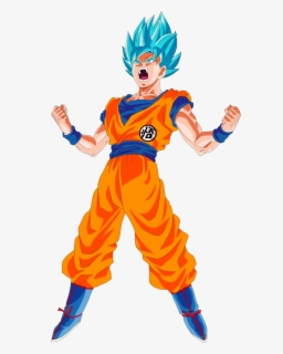 Ssj Goku Powering Up Transparent , Free Transparent Clipart - ClipartKey