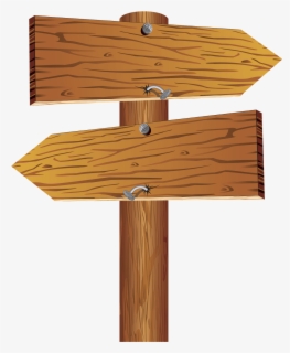 Blank Wooden Sign No Background - Wooden Arrow Sign Png , Free ...