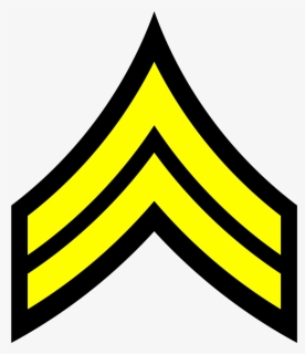 Transparent Drill Sergeant Clipart - Corporal Rank Png , Free ...