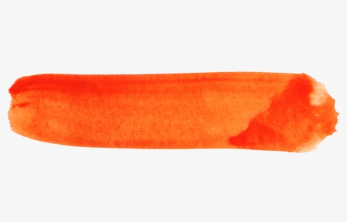 Watercolor Png Transparent - Brush Stroke Png Orange , Free Transparent ...