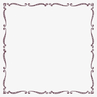 Clip Art Pretty Border - Fancy Border Transparent Background , Free ...