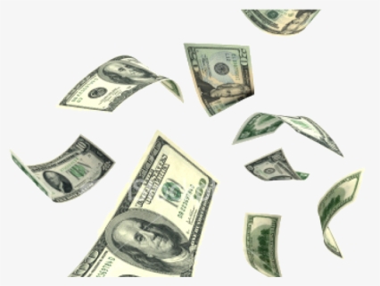 Transparent Cash Flying Png - Floating Dollar No Background , Free ...