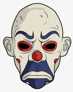 Joker Mask Sticker , Free Transparent Clipart - ClipartKey