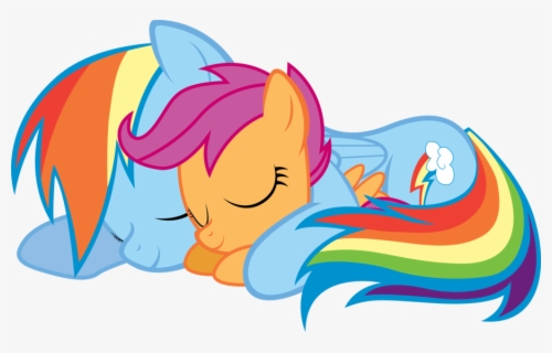 Mlp Rainbow Dash And Her Parents Clipart , Png Download - My Little ...