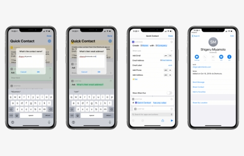 Automating Contact Creation With Quickness - Iphone 11 Contacts , Free ...