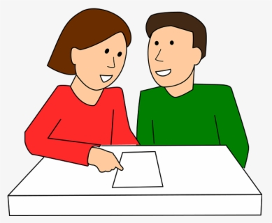Study With A Partner , Free Transparent Clipart - ClipartKey