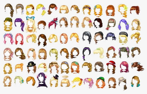 Transparent Yugi Hair Png - Fantage Hair Base , Free Transparent ...