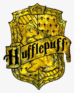 Hufflepuff Sticker - Harry Potter Houses Logo Drawing , Free ...