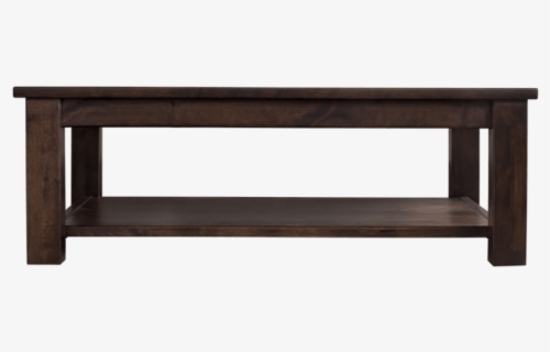 Custom Living Room Furniture - Coffee Table Front View Png , Free ...
