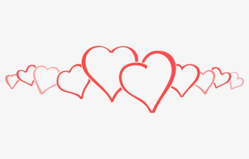 Clip Art Hearts In A Row Clipart - Row Of Hearts Clipart , Free ...