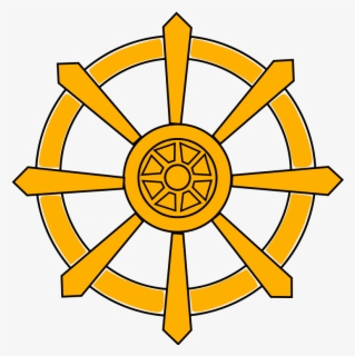 Free Vector Dhama Wheel - Buddhist Symbols Sri Lanka , Free Transparent ...