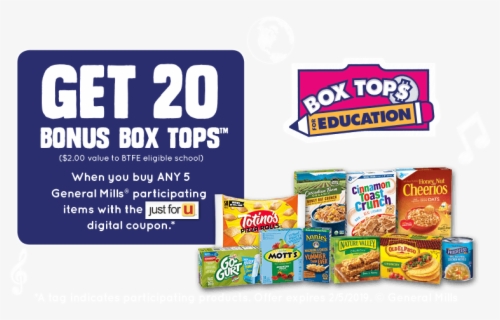 Transparent Box Tops Png - Box Tops For Education Clip Art Black , Free ...