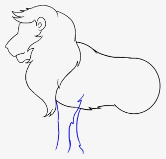 How To Draw Lion - Easy Leon Drawing , Free Transparent Clipart ...