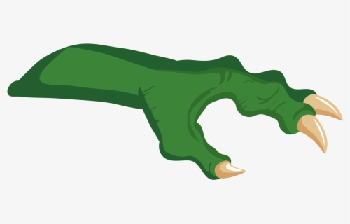 Monster Hands Png -monster Hand Clip Art, Hd Png Download - Green ...