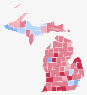 2016 Election Map By County , Free Transparent Clipart - ClipartKey