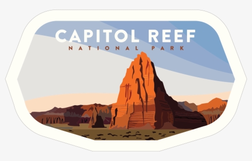 Capitol Reef National Park Sticker , Free Transparent Clipart - ClipartKey