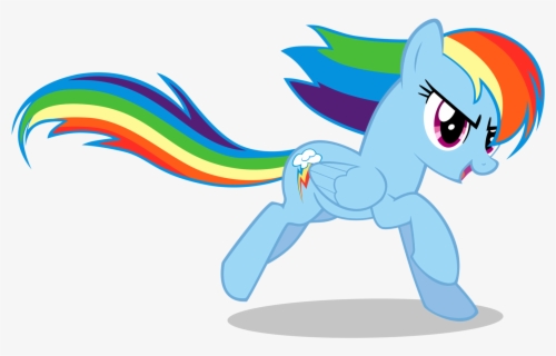 My Little Pony Clipart Rainbow Dash - Mlp Rainbow Dash Scared , Free ...