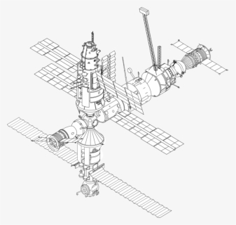 How To Draw A Space Shuttle - Line Art , Free Transparent Clipart ...