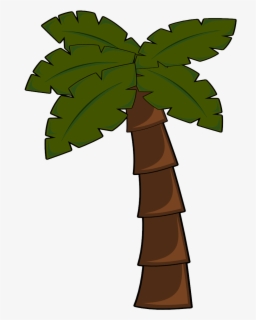 Trunk Clipart Short Tree - Palm Tree Vector Png , Free Transparent ...