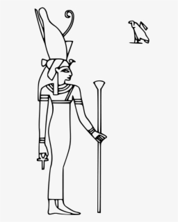 Transparent Mut Clipart - Isis Goddess Easy Drawing , Free Transparent ...