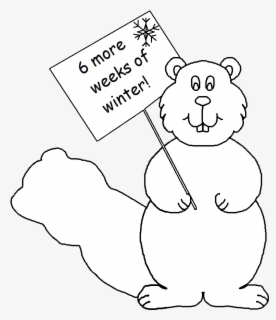 Free Groundhog Black And White Clip Art with No Background - ClipartKey