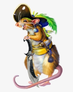 Pirate Hamster Vector Fantasy , Free Transparent Clipart - ClipartKey