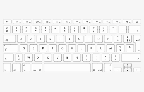 Keyboard Clipart Mac Keyboard - Apple Wireless Keyboard , Free ...