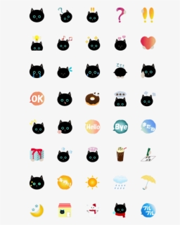 Transparent Cute Cat Face Clipart - Cat Emoji , Free Transparent ...