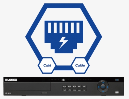 Advantages Of Hd Ip Nvr Systems - Power Over Ethernet Logo , Free ...