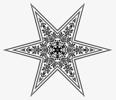 Sparkle Clipart 4 Point Star - Blue Snowflake White Background , Free ...