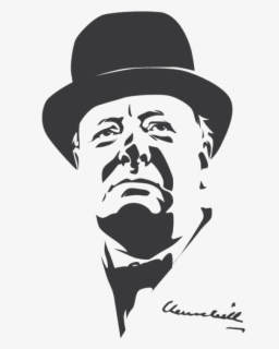Winston Churchill Logo Png Transparent - Winston Churchill Silhouette ...