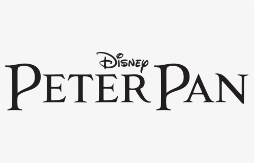 File Logo Black Wikimedia - Disney Peter Pan Title , Free Transparent ...