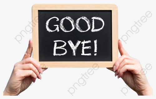 Transparent Saying Goodbye Clipart - Goodbye Chalk , Free Transparent ...