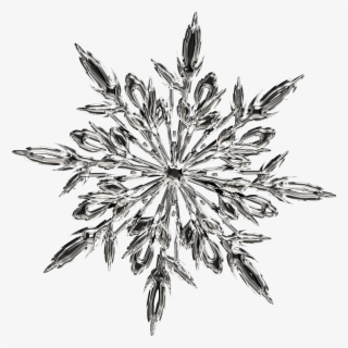 Crystal Snowflakes Transparent Png Clip Art Image - Snowflake , Free ...