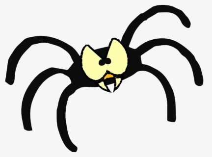 Cartoon Mean Spider , Free Transparent Clipart - ClipartKey