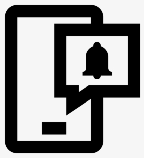 Transparent Notification Icon Png - Push Notification Icon Png , Free ...