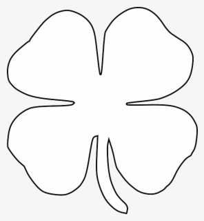 Free St Patricks Day Printables - White Four Leaf Clover Png , Free ...