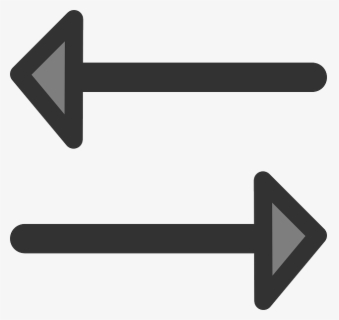 Two Opposite Arrows Sketch Svg Png Icon Free Download - Arrow Png White ...